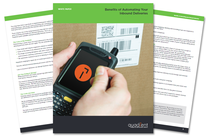 Automating inbound parcel tracking | Quadient Mail Related Solutions