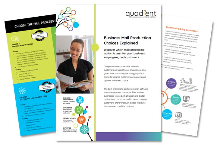 Business mail production choices explained | Quadient Mail Related ...